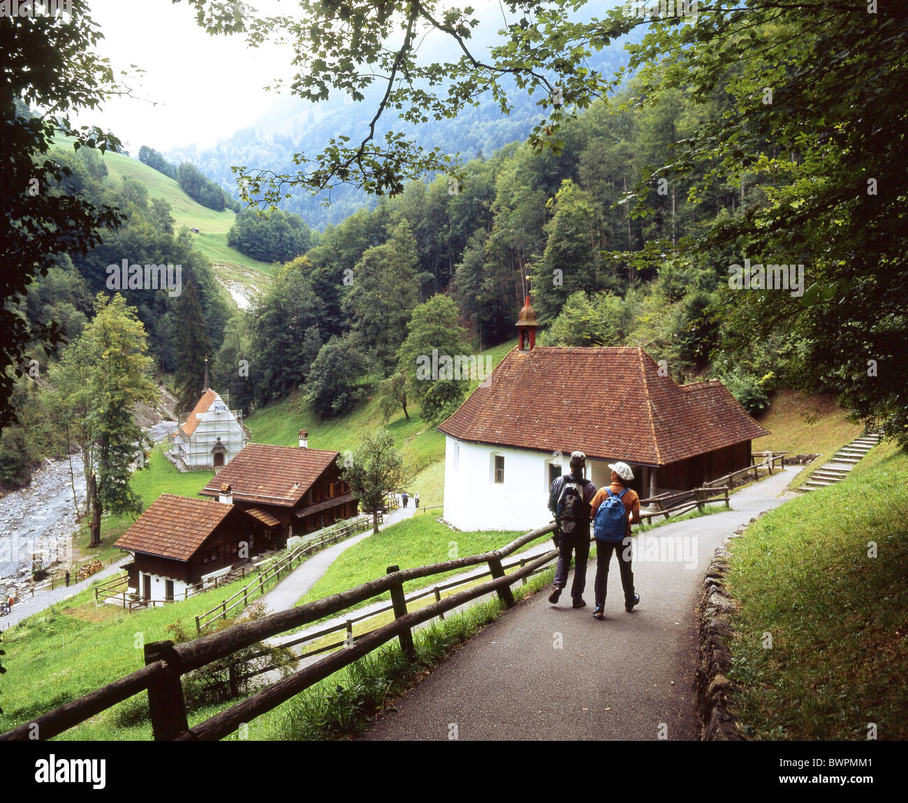 Switzerland Europe Flueli-Ranft Sachseln Canton Obwalden Way of St ...