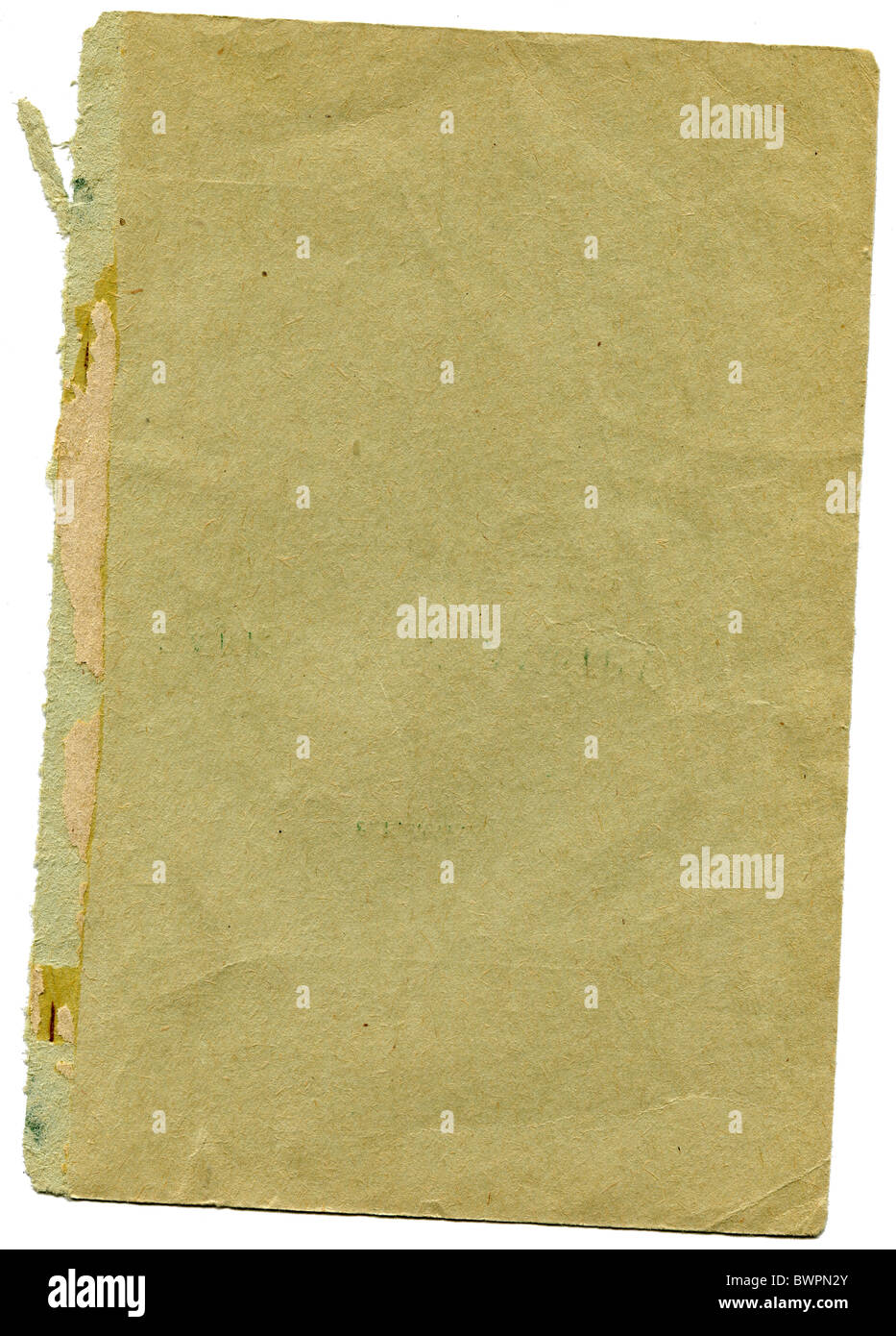 old and worn paper isolated on white background Stock Photo - Alamy