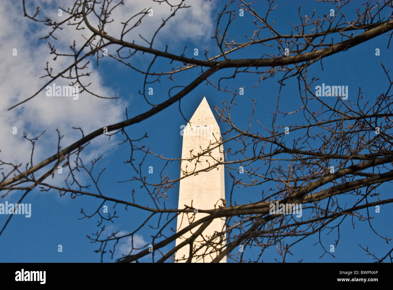 Tip of the Washington Monument Stock Photo - Alamy