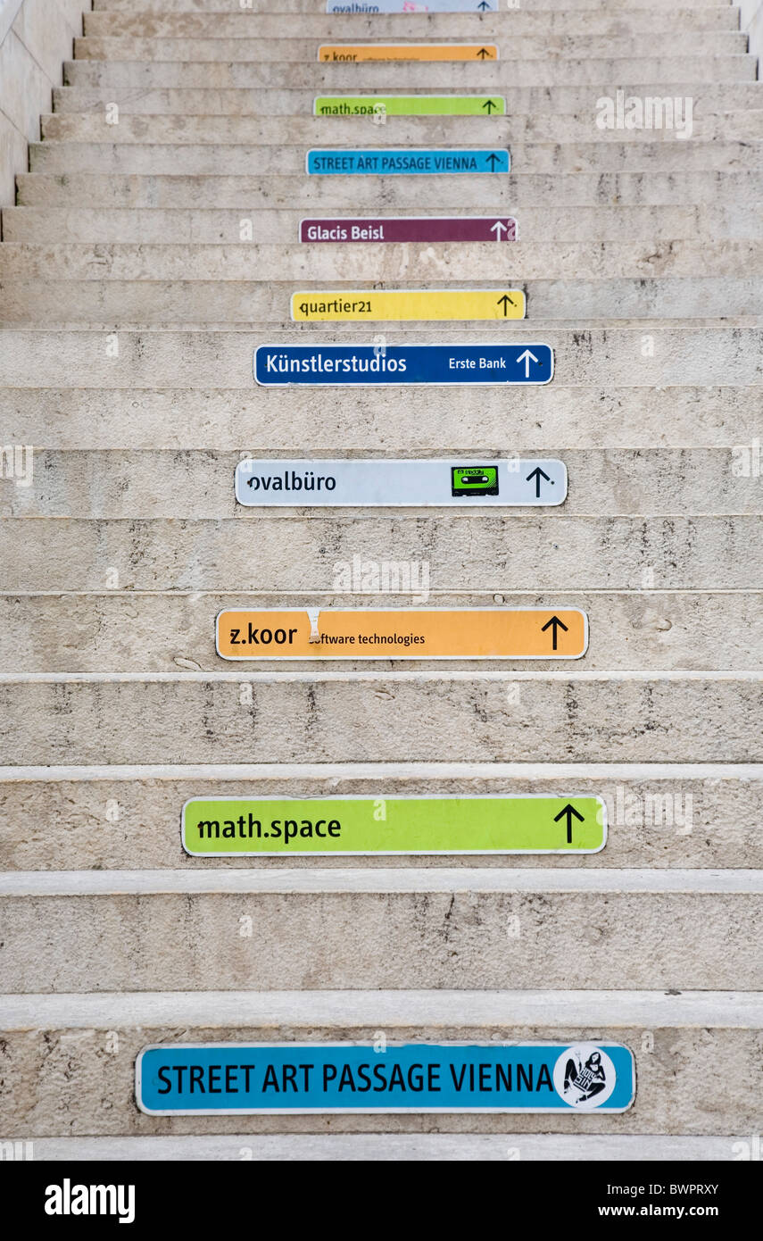 Vienna directions hi-res stock photography and images - Alamy