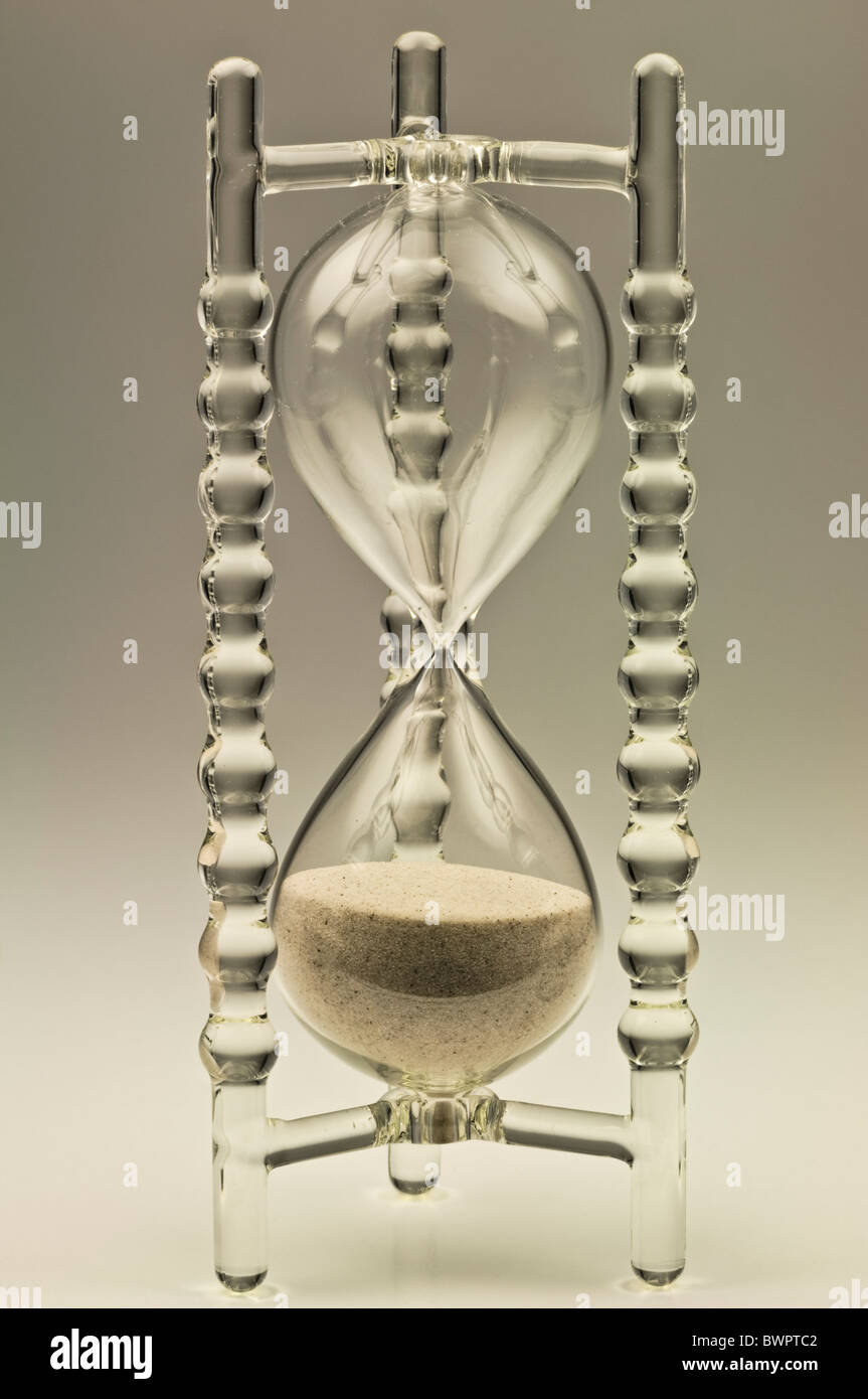hour glass clock Stock Photo - Alamy