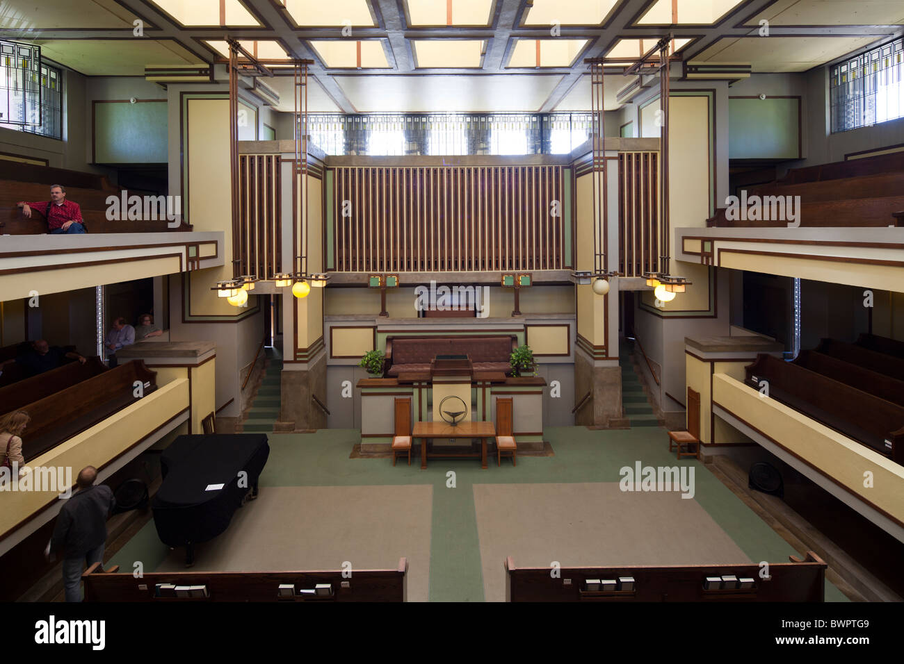 Frank Lloyd Wright Temple Interior Frank Lloyd Wright's Unity Temple