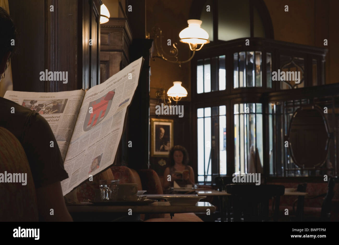 Adolf hitler in cafe hi-res stock photography and images - Alamy