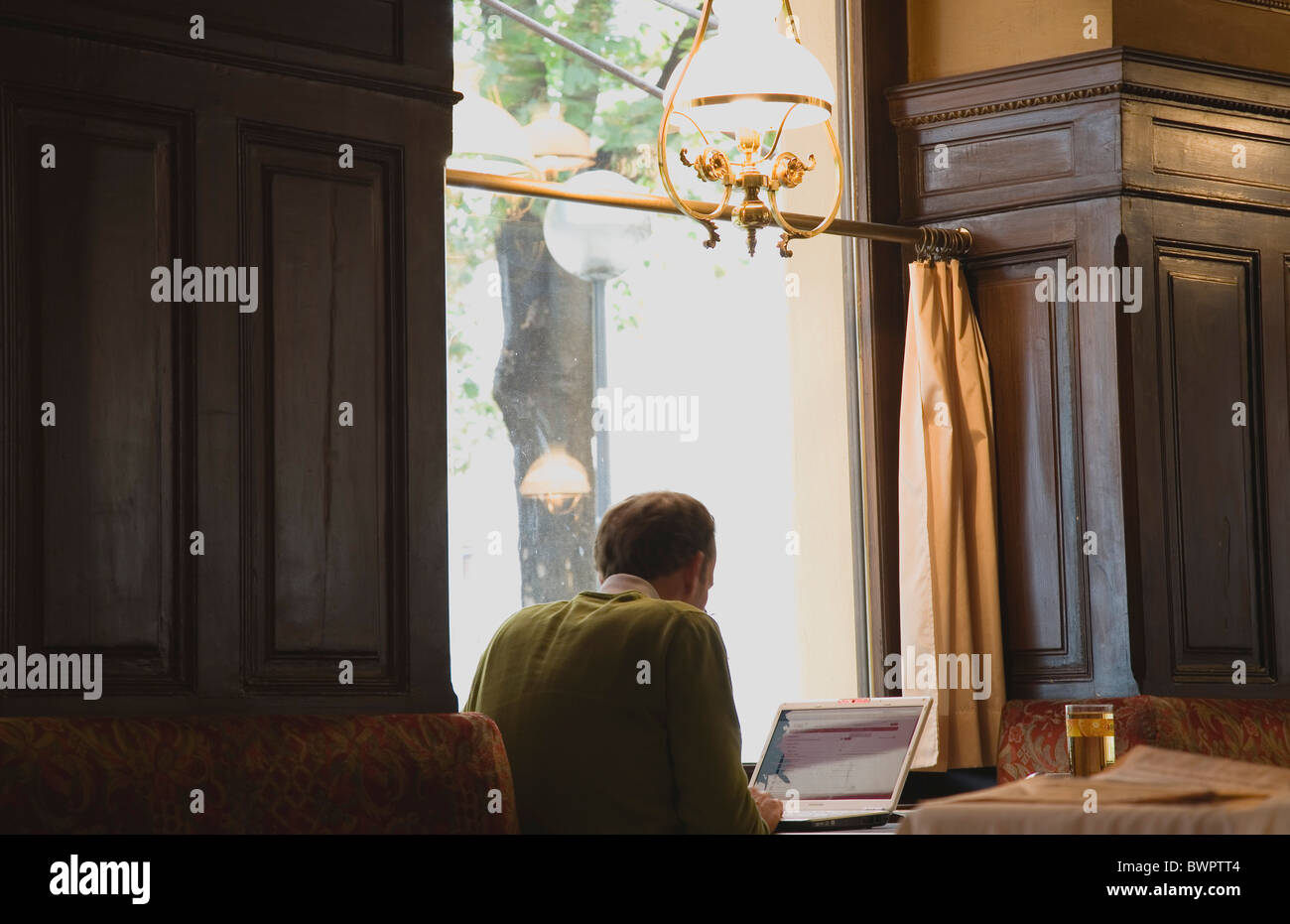 Adolf hitler in cafe hi-res stock photography and images - Alamy
