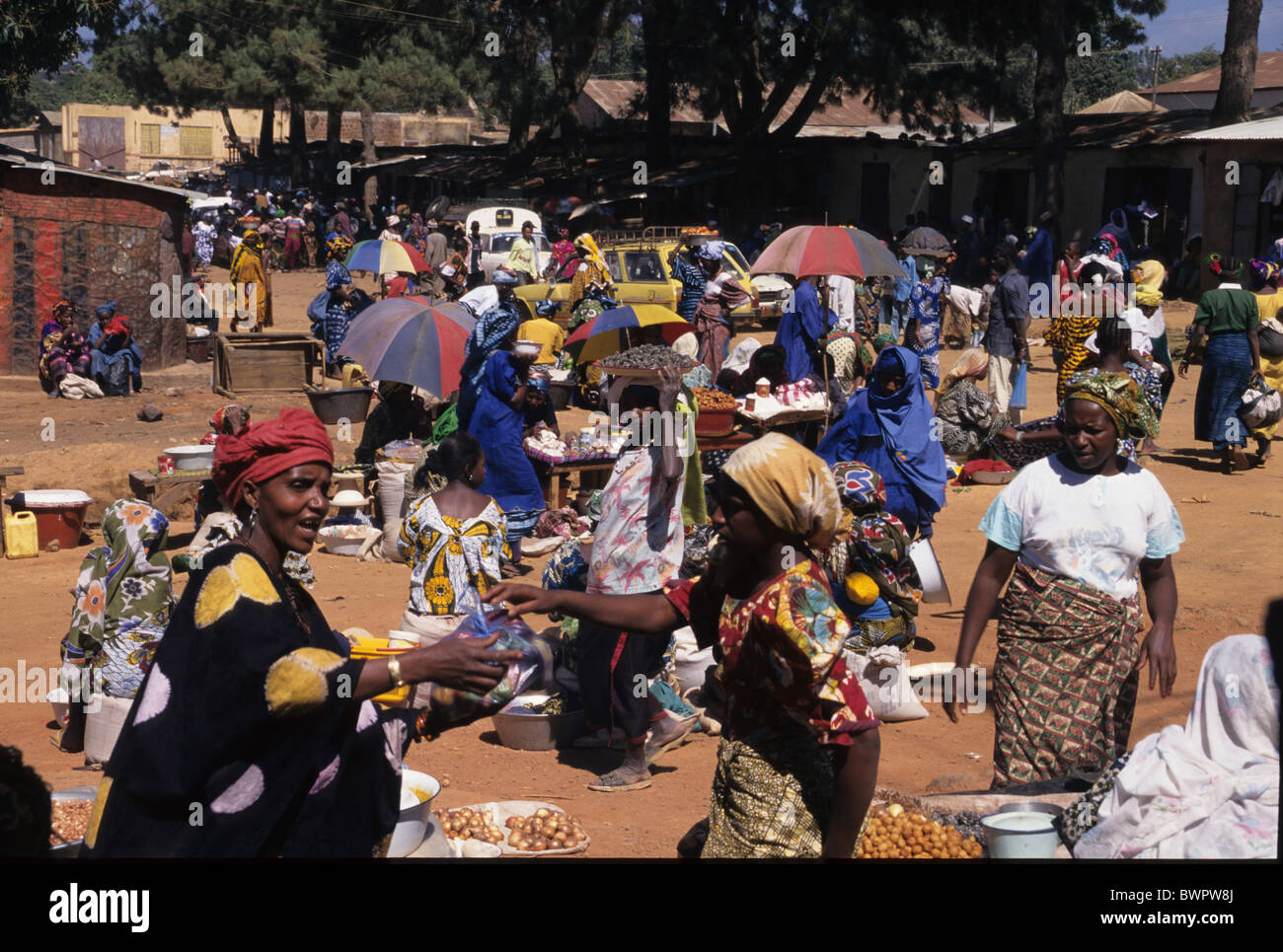 Guinea Dalaba market Highland Fouta Djalon West Africa local people ...