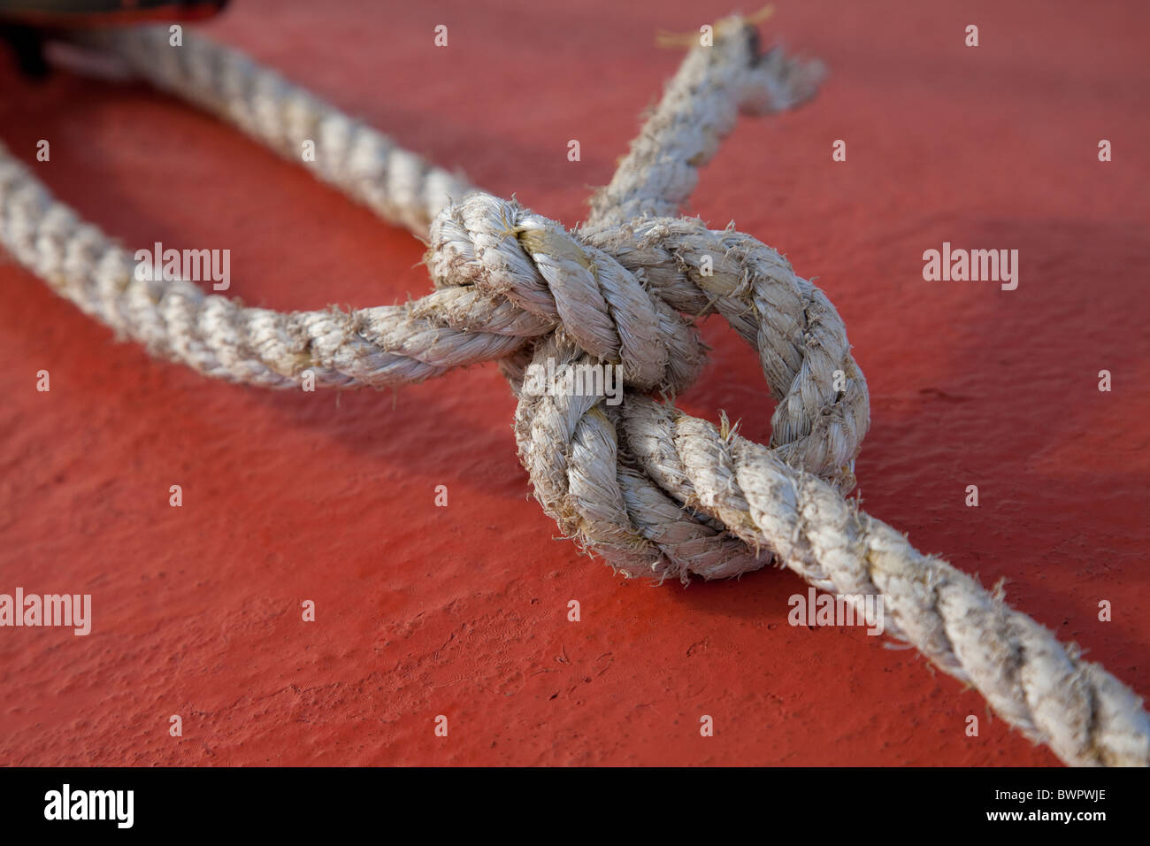 A knotted rope Stock Photo - Alamy