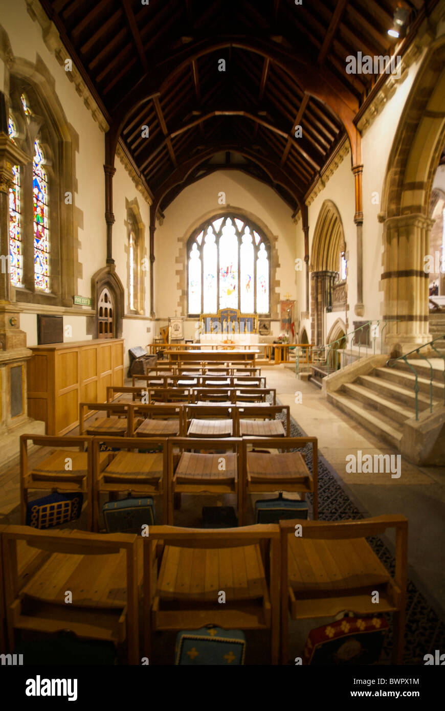 Wimbourne Minster Dorset UK Interior Stock Photo - Alamy