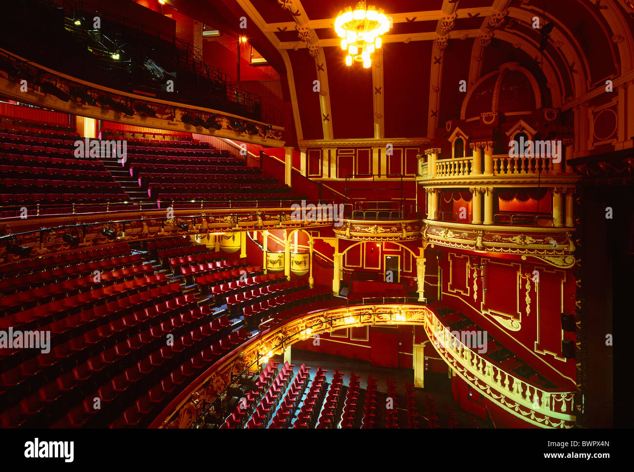 The interior of Sunderland Empire Theatre, Sunderland, Tyne and Wear ...
