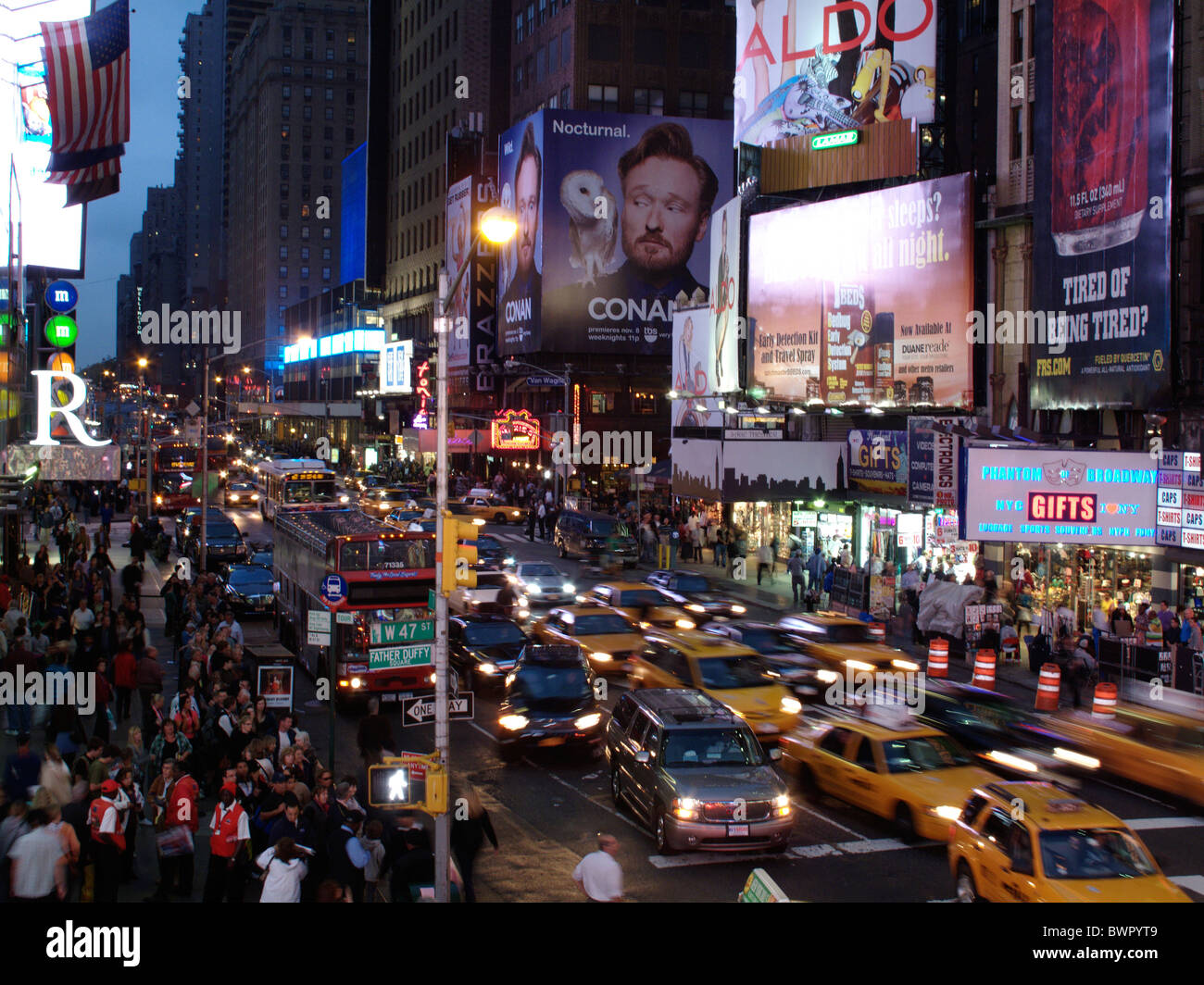 Times Square in New York City, United States of America Stock Photo - Alamy