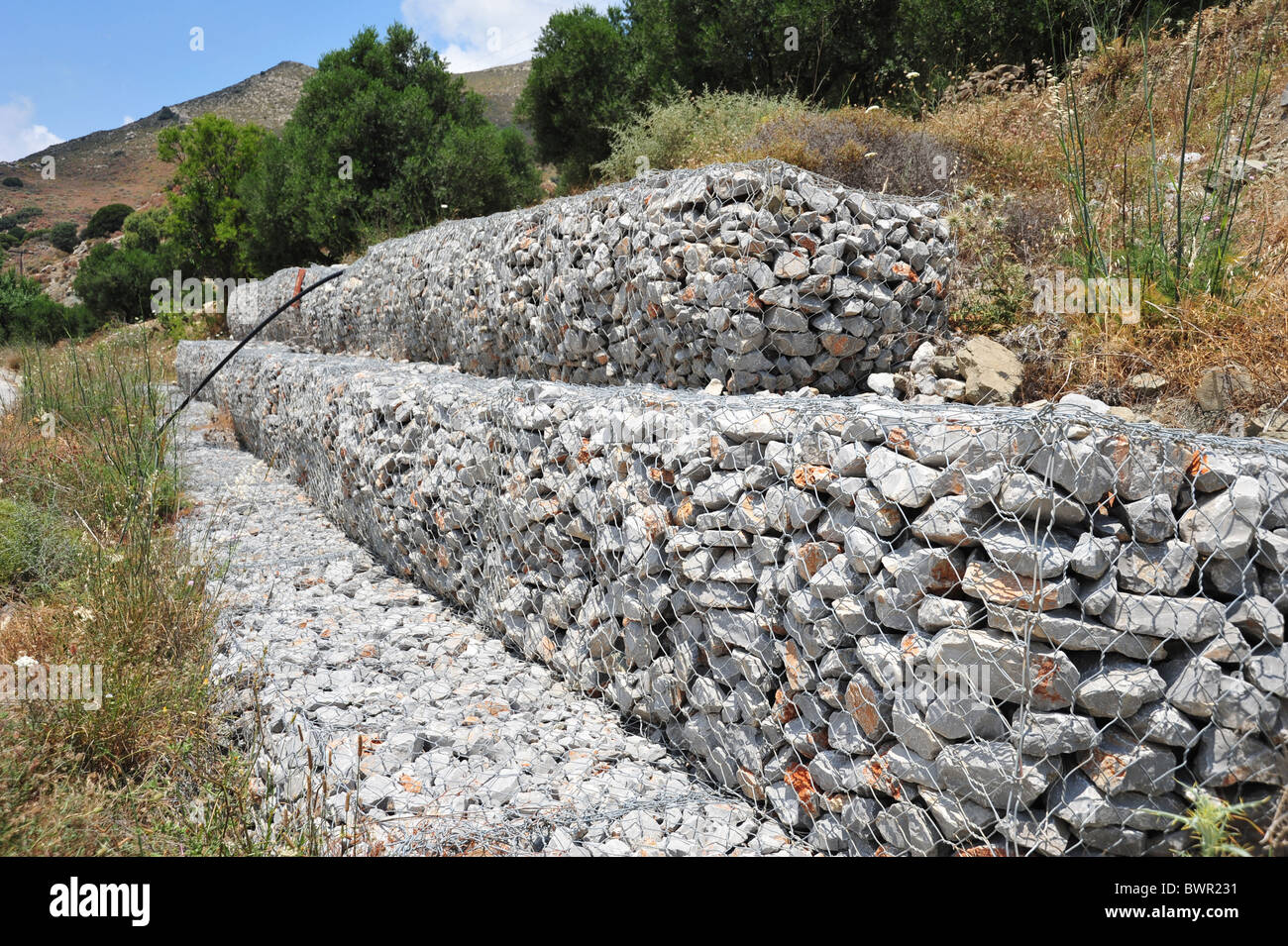 Gabion stone hi-res stock photography and images - Alamy
