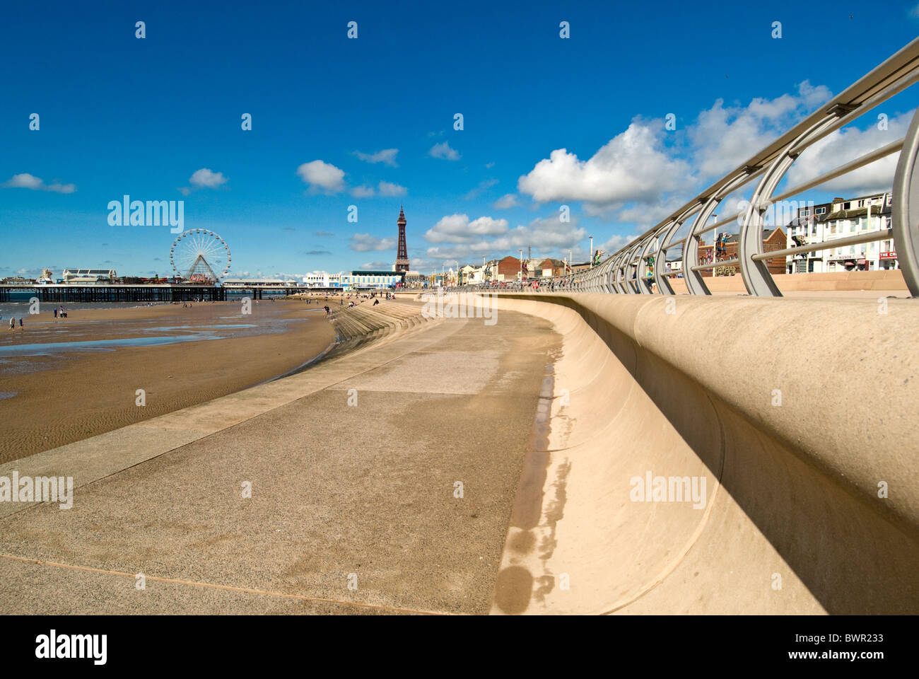 Blackpool beach sandcastle hi-res stock photography and images - Alamy
