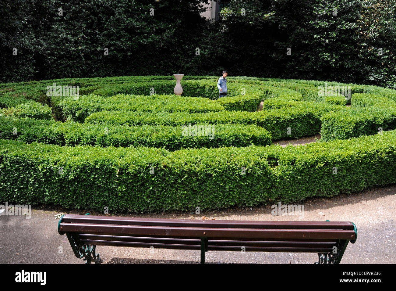 Iveagh gardens maze dublin republic hi-res stock photography and images - Alamy