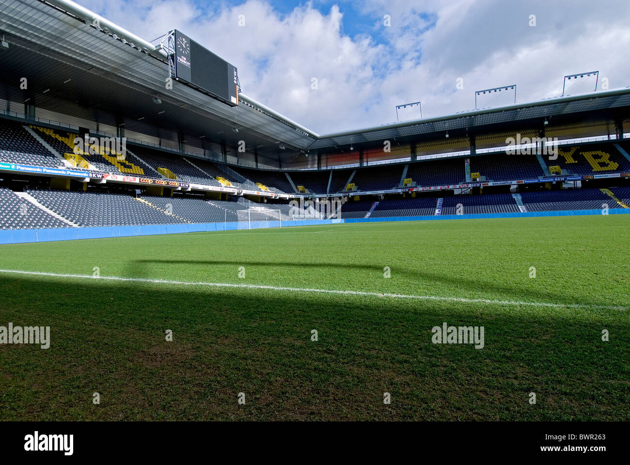 Switzerland Europe Bern city football stadium Stade de Suisse soccer ...