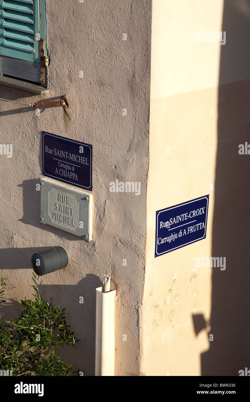 Corsican sign hi-res stock photography and images - Alamy