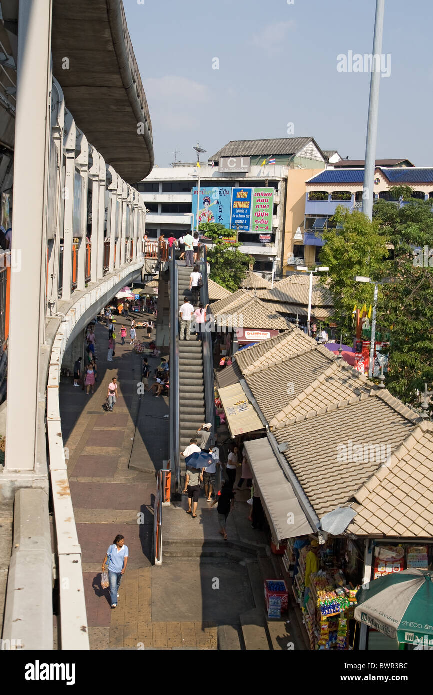 sky-walk in Bangkok Stock Photo - Alamy