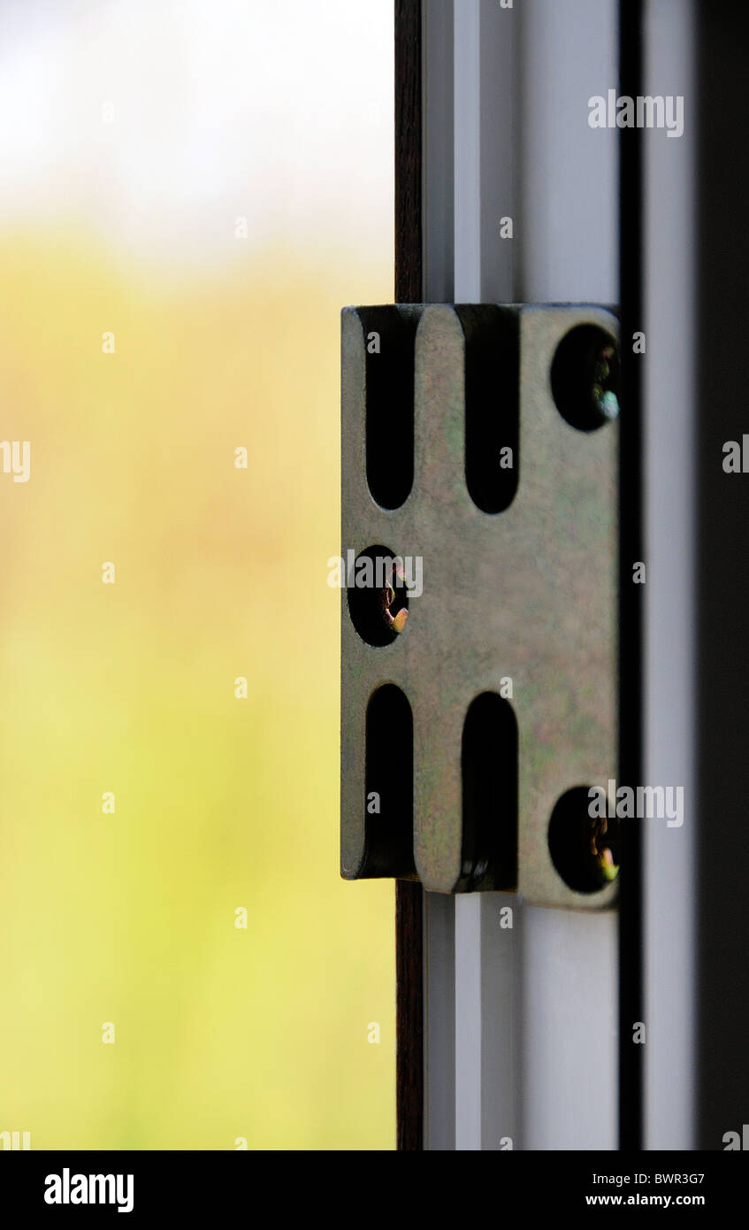window catch double glazing Stock Photo - Alamy