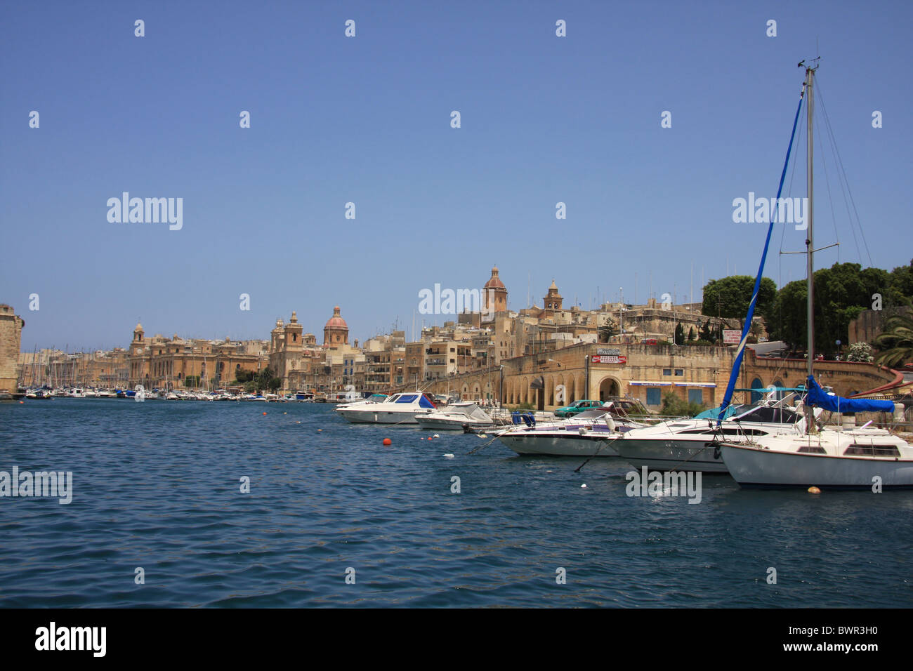 Malta Valletta Valetta Travel Grand harbor marina boats ships rampart ...