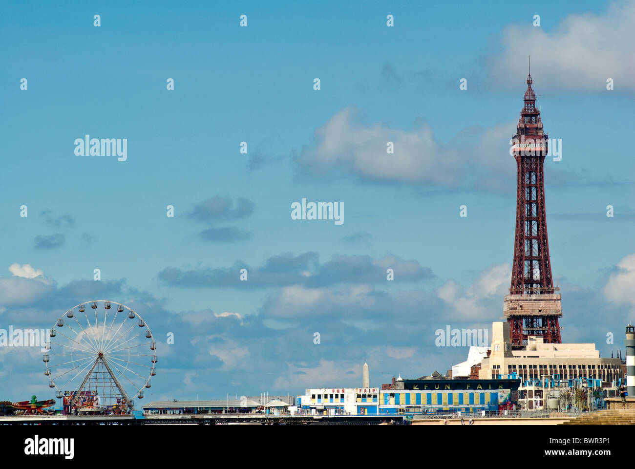 Blackpool Beach Sandcastle High Resolution Stock Photography and Images ...