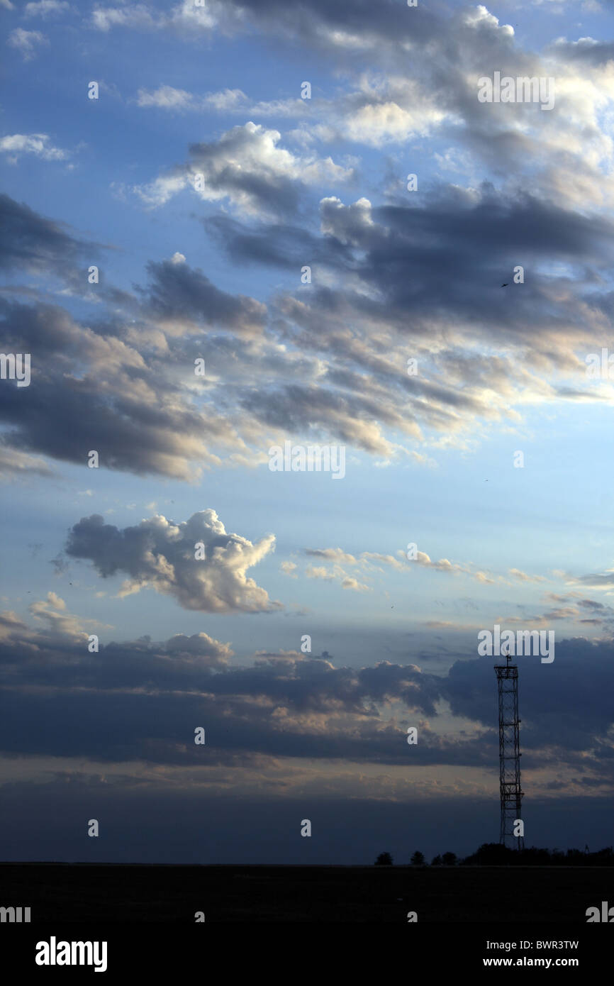 Cell tower night hi-res stock photography and images - Alamy