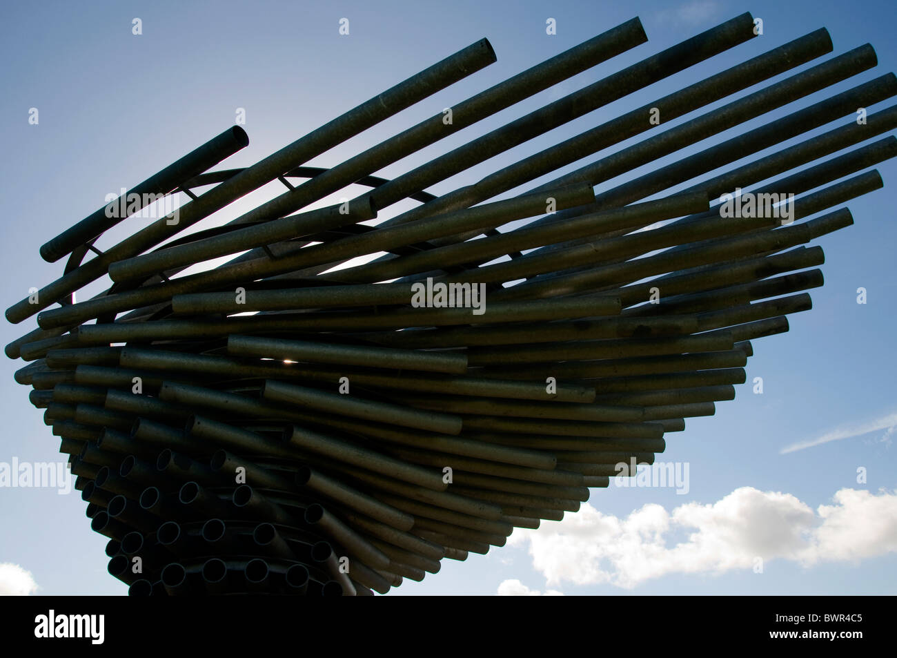 The Singing Ringing Tree Panopticon high on the moors above Burnley in ...