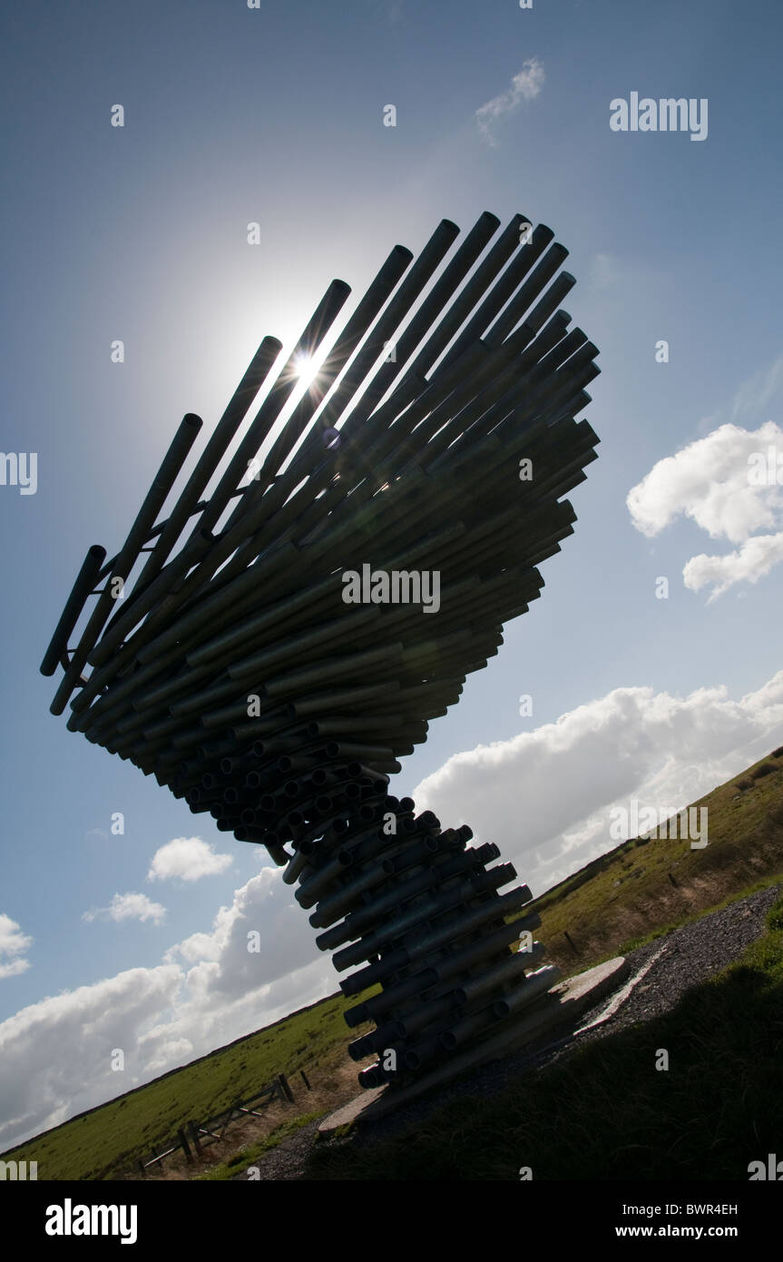 The Singing Ringing Tree Panopticon high on the moors above Burnley in ...