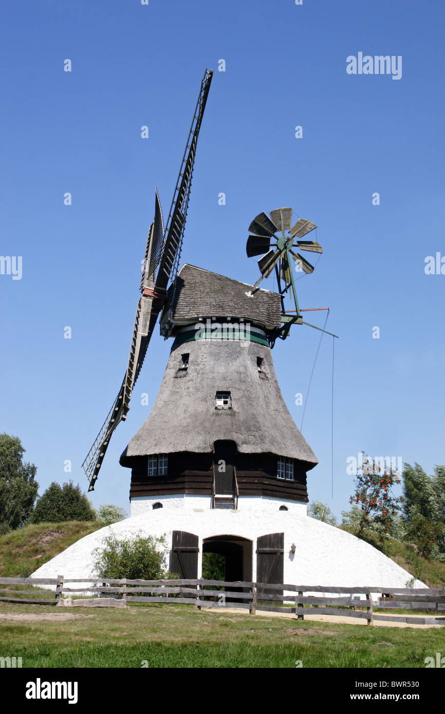 Germany Europe windmill Windmuhlenmuseum Giffhorn Berghollander-Muhle ...