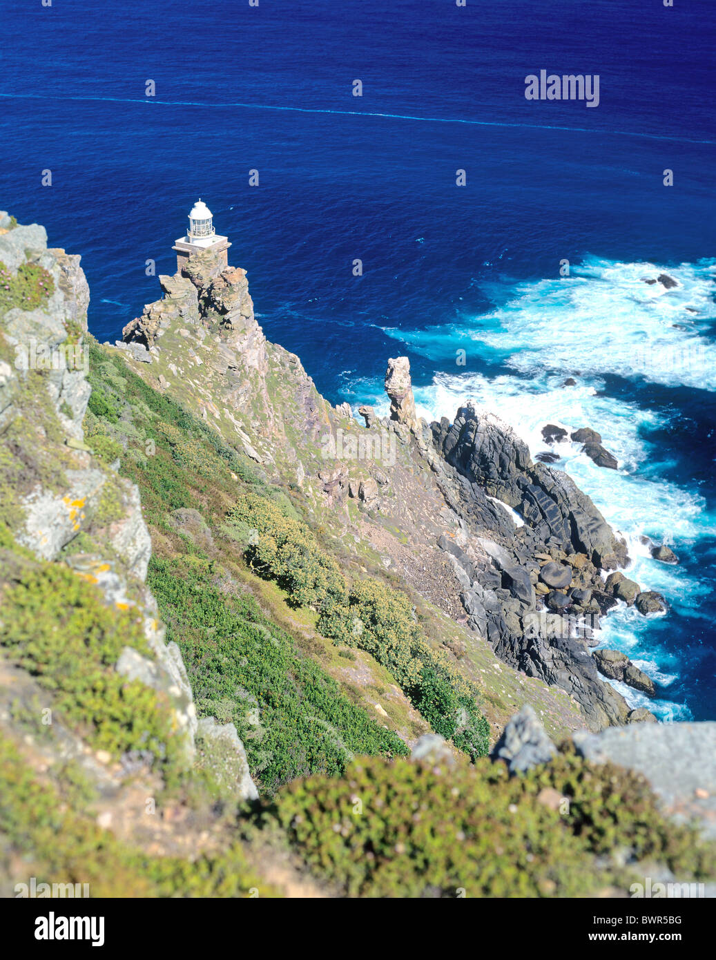 South Africa Cape Peninsula Cape Point lighthouse African continent ...