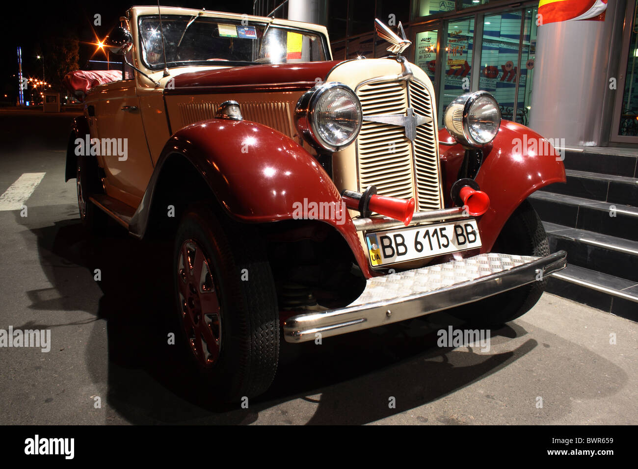 Restored classic German car manufactured by Adler Werke in 1935 Stock ...