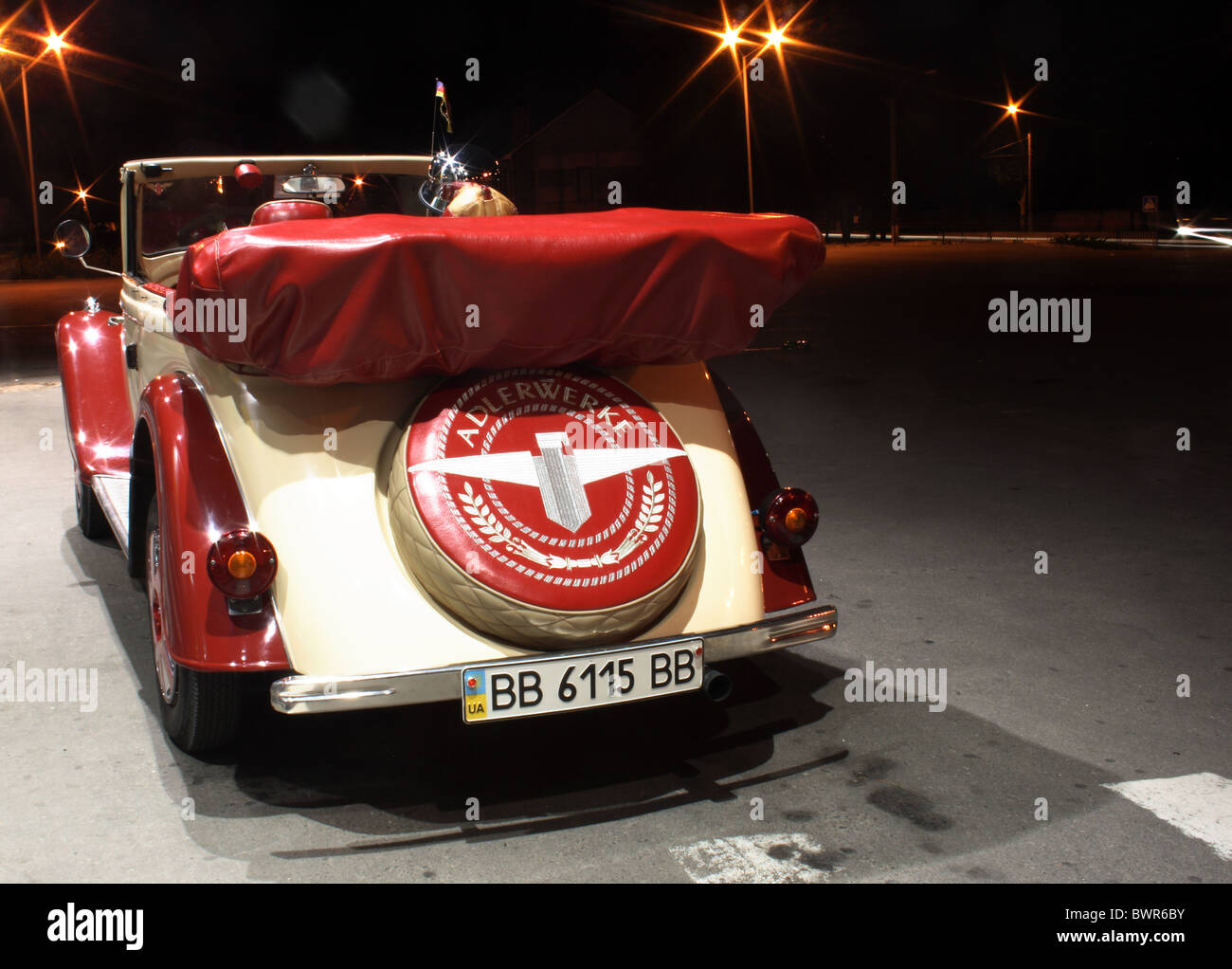 Restored classic German car manufactured by Adler Werke in 1935 Stock ...