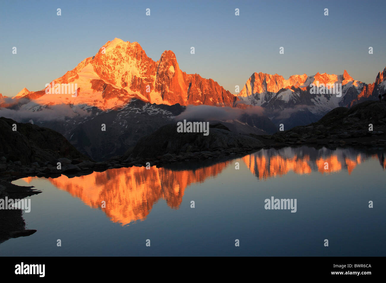 France Europe French alps Aiguilles Verte Aiguilles du Dru Les Drus ...