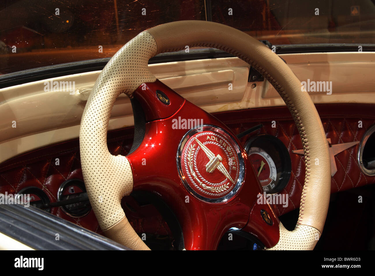 Restored classic German car manufactured by Adler Werke in 1935 Stock ...
