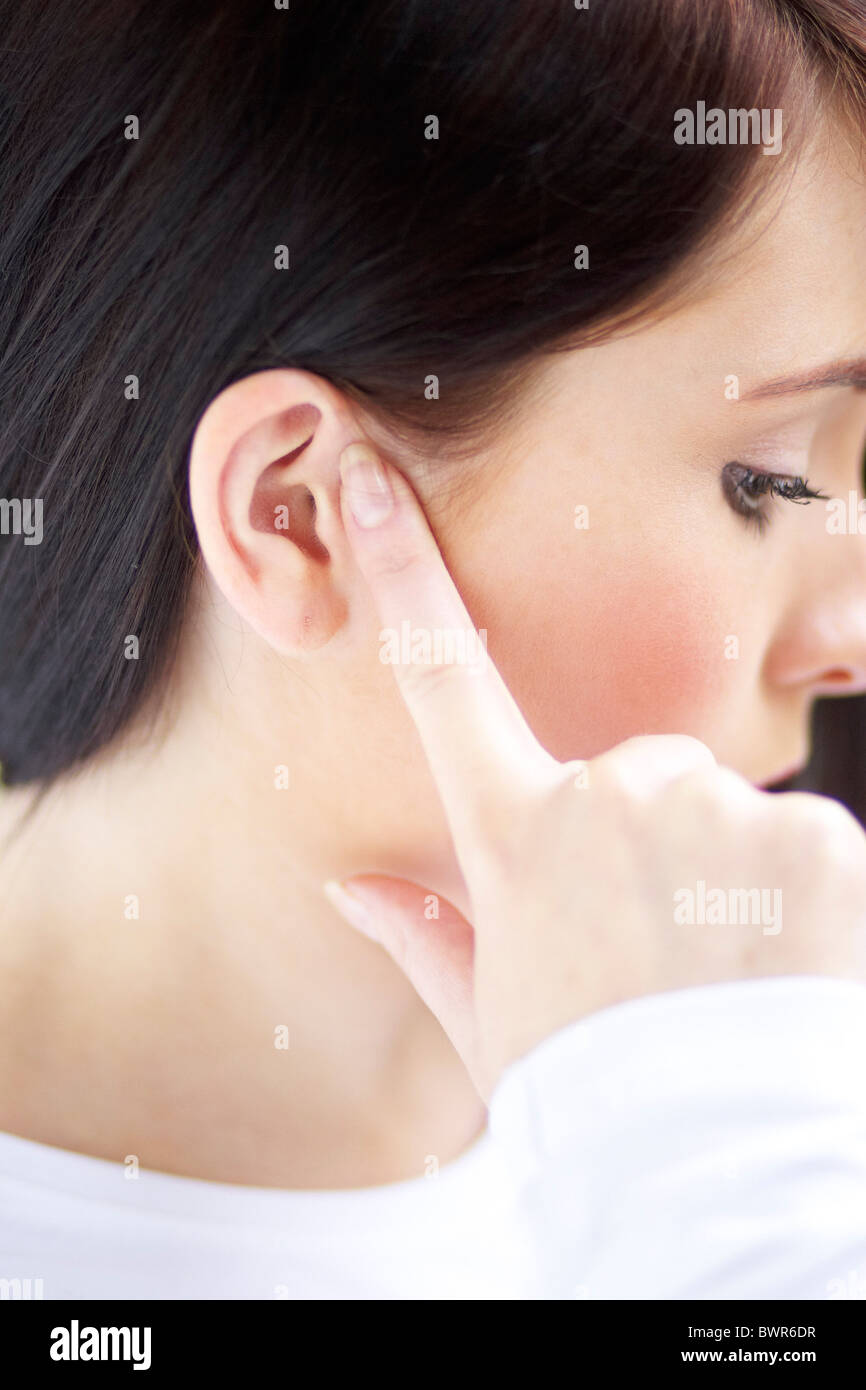 Ear ache teenager hi-res stock photography and images - Alamy