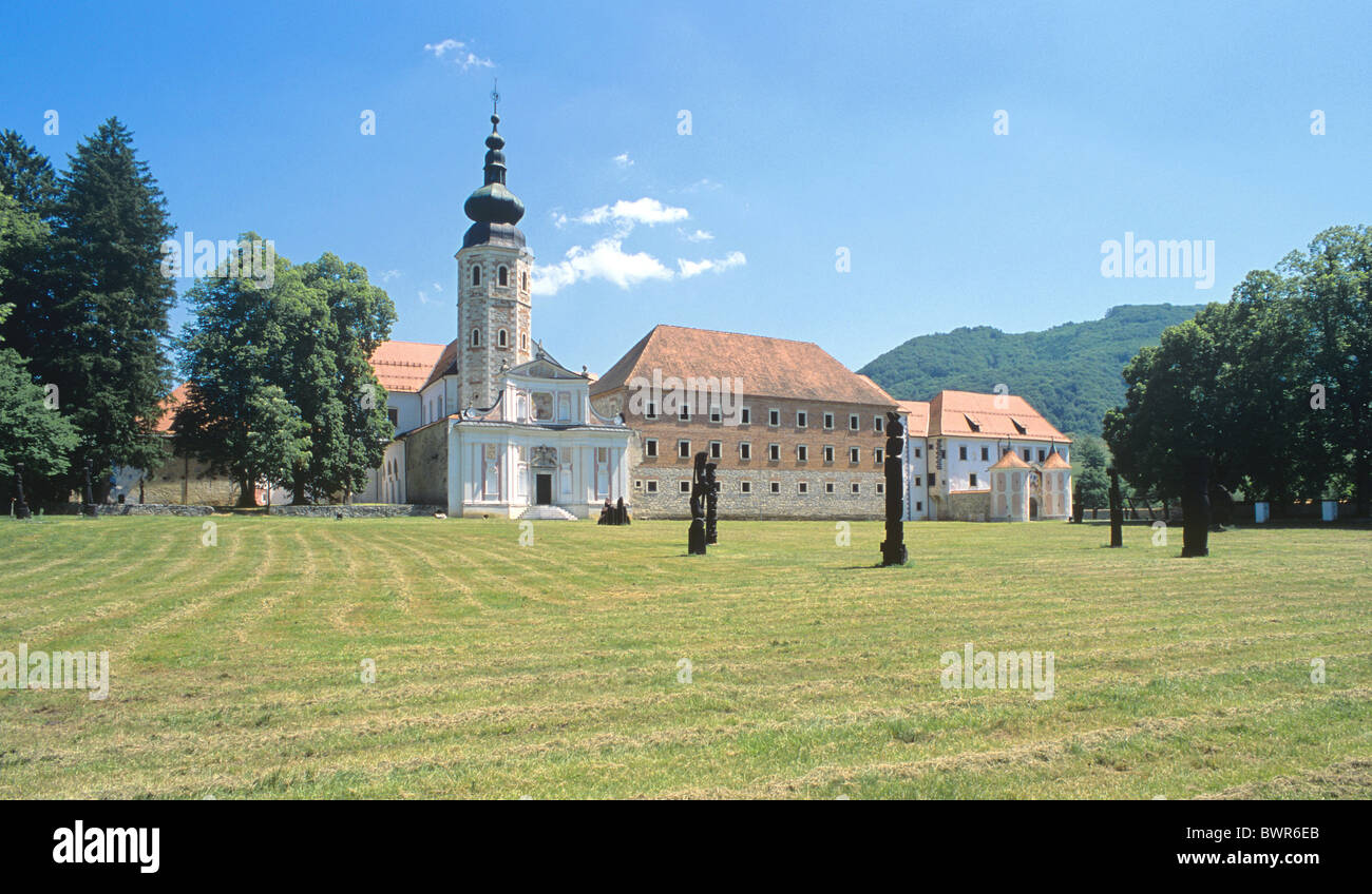 Slovenia Kostanjevica monastery Kostanjevica na Krki historical church ...