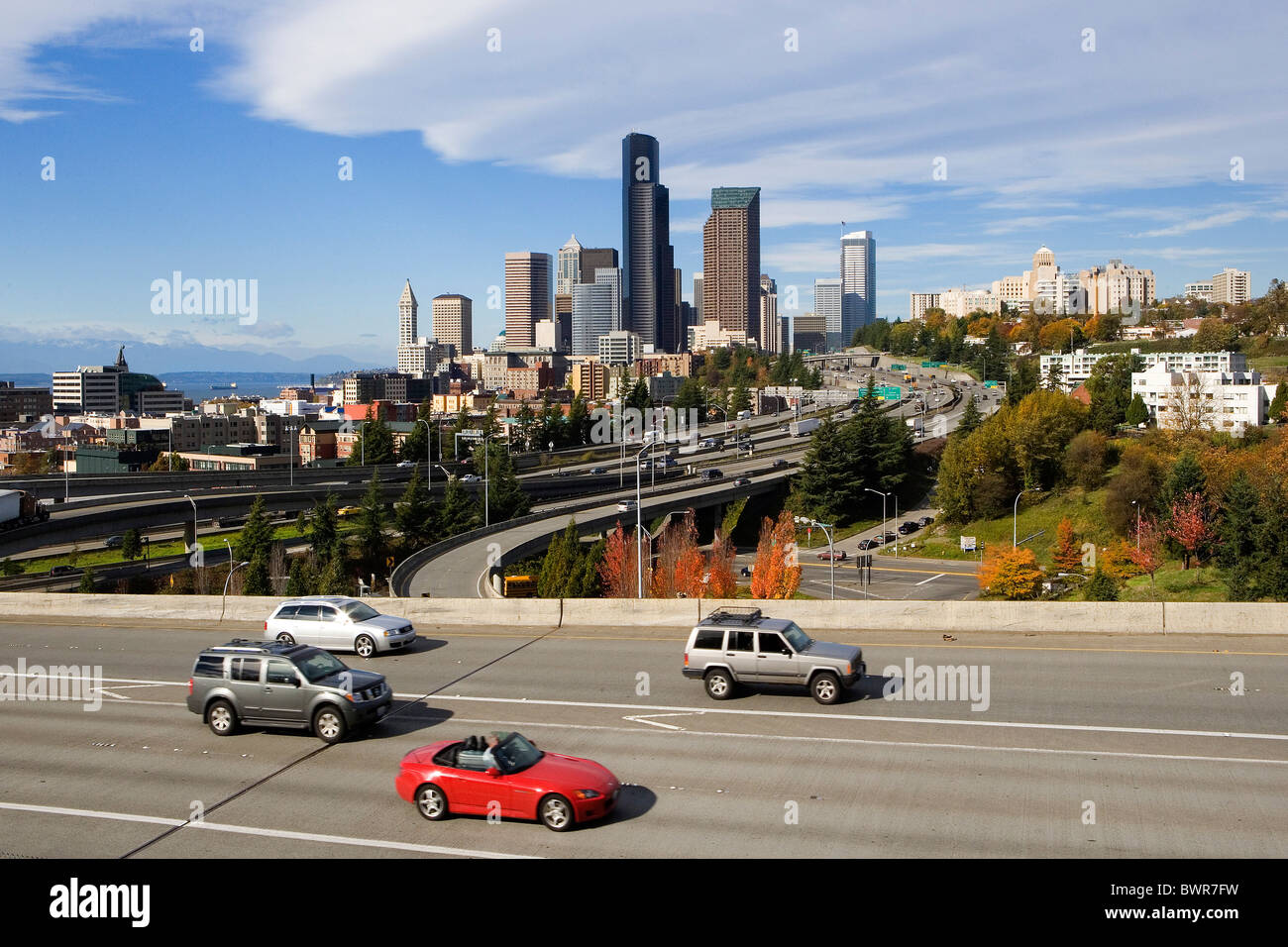 USA America United States North America Seattle city Washington State ...