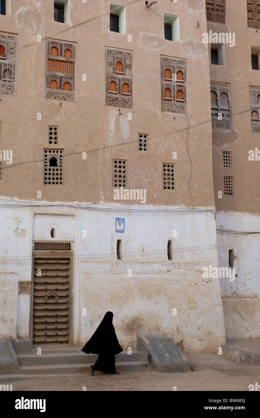 Yemen Shibam Old town UNESCO World Heritage Architecture Wadi Hadramaut ...