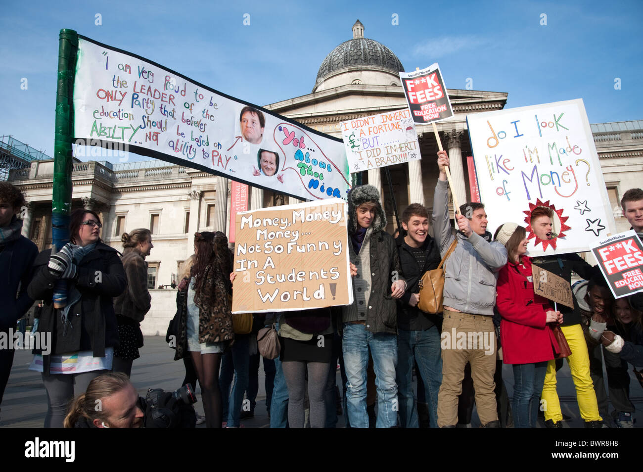 Against rising tuition fees hi-res stock photography and images - Alamy