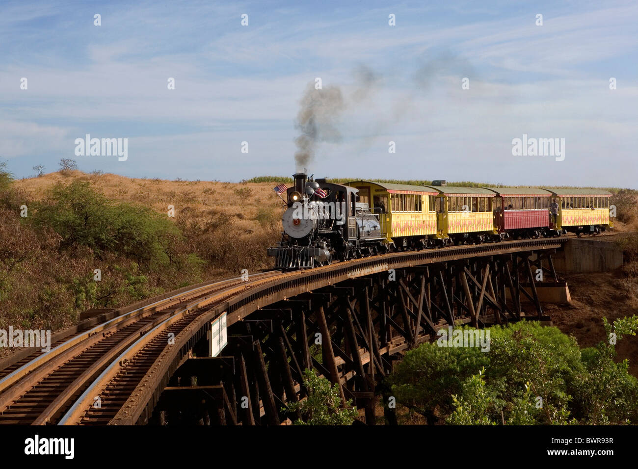 Lahaina sugar cane train maui hi-res stock photography and images - Alamy