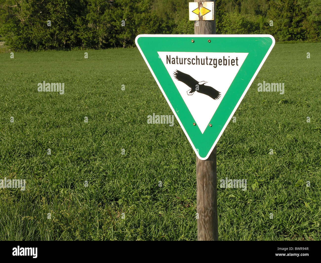 Germany Europe Black Forest nature reserve preserve protected sign ...