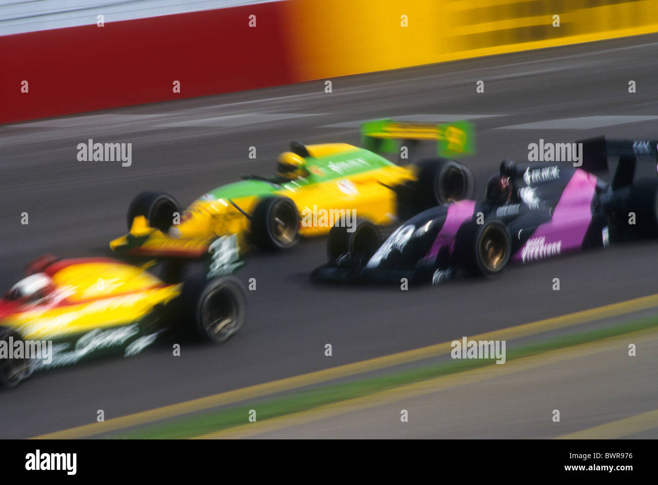 Blurred auto racing action Stock Photo - Alamy