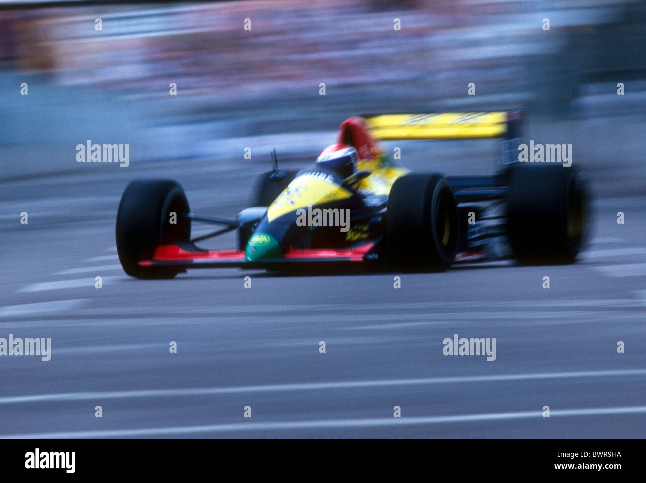Blurred F1 auto racing action Stock Photo - Alamy