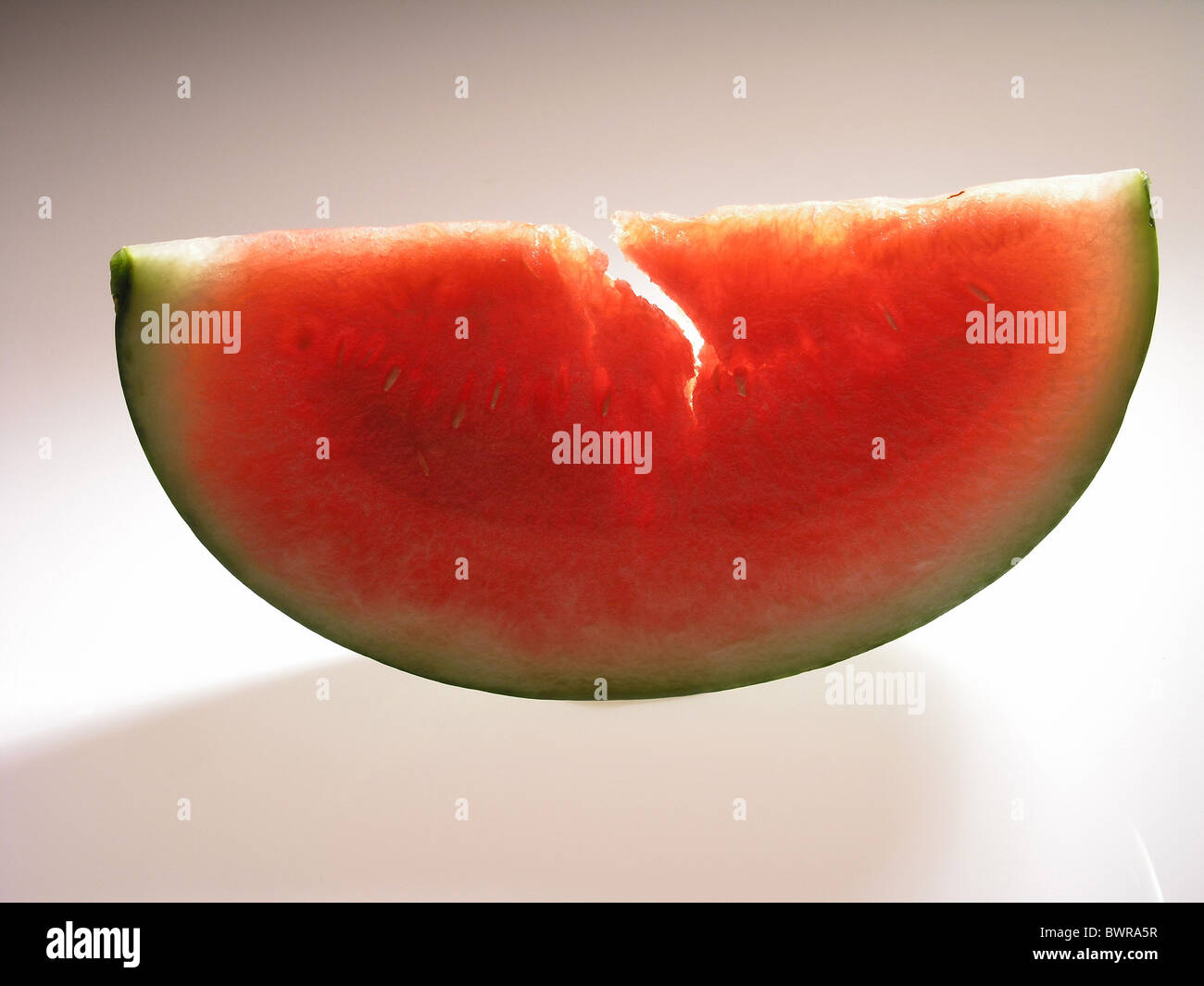 Watermelon slice melon melons fruit fruits studio food Stock Photo - Alamy