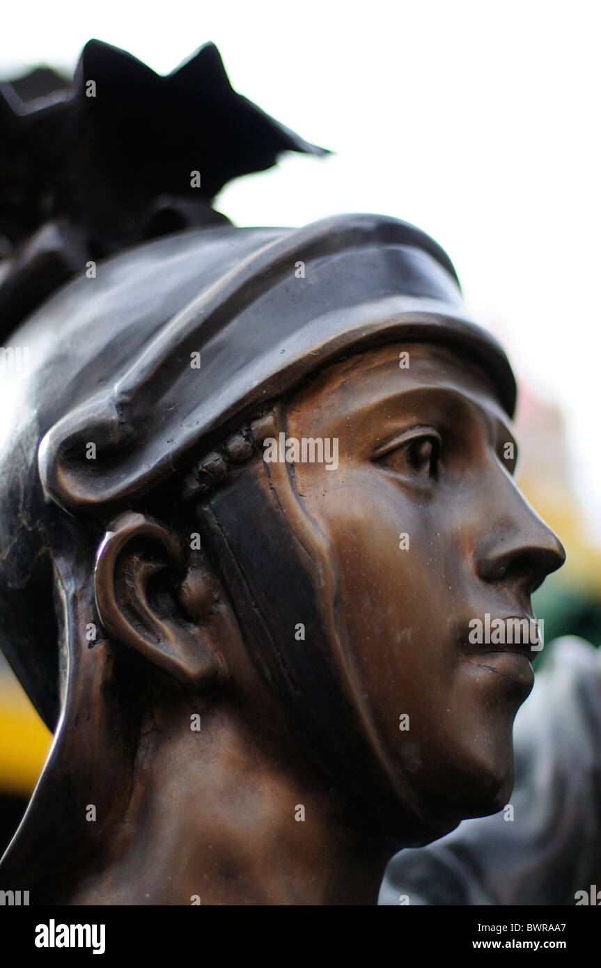 Roman warrior face hi-res stock photography and images - Alamy