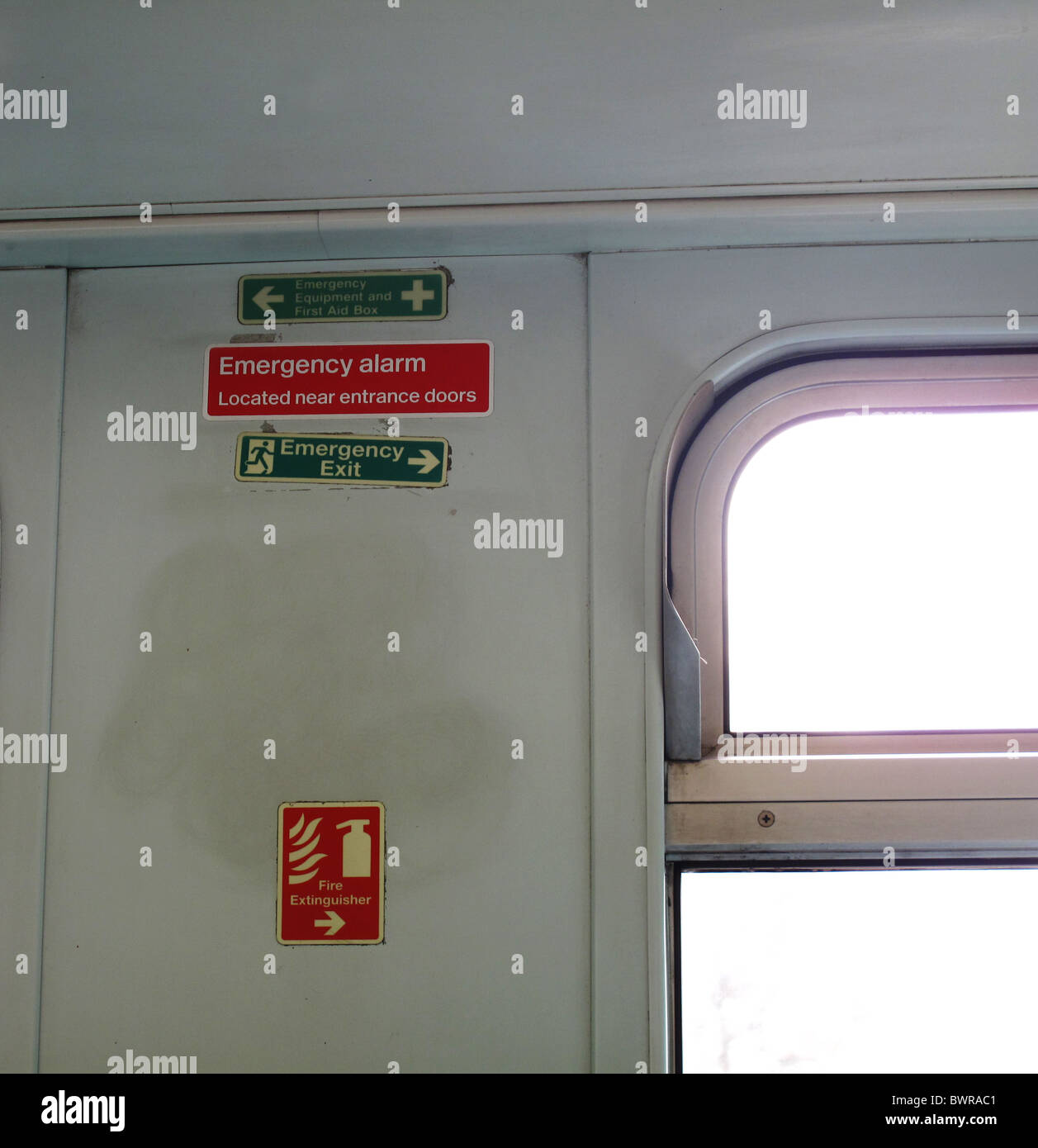 Warning and emergency signs hi-res stock photography and images - Alamy