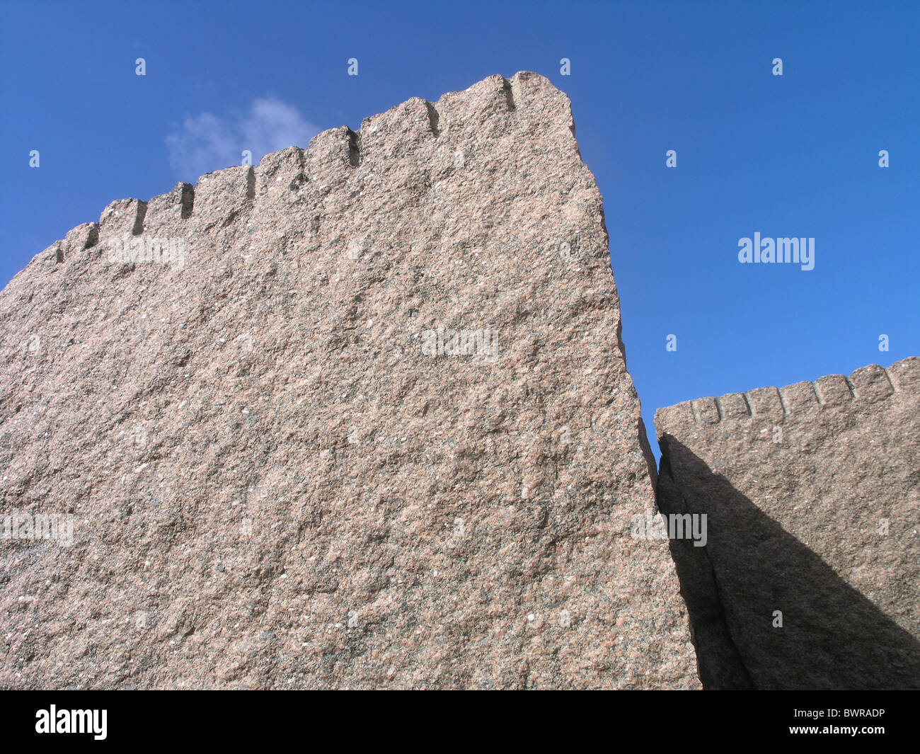 Sweden Europe Bohuslan Province rock rocks granite stone pit quarry ...