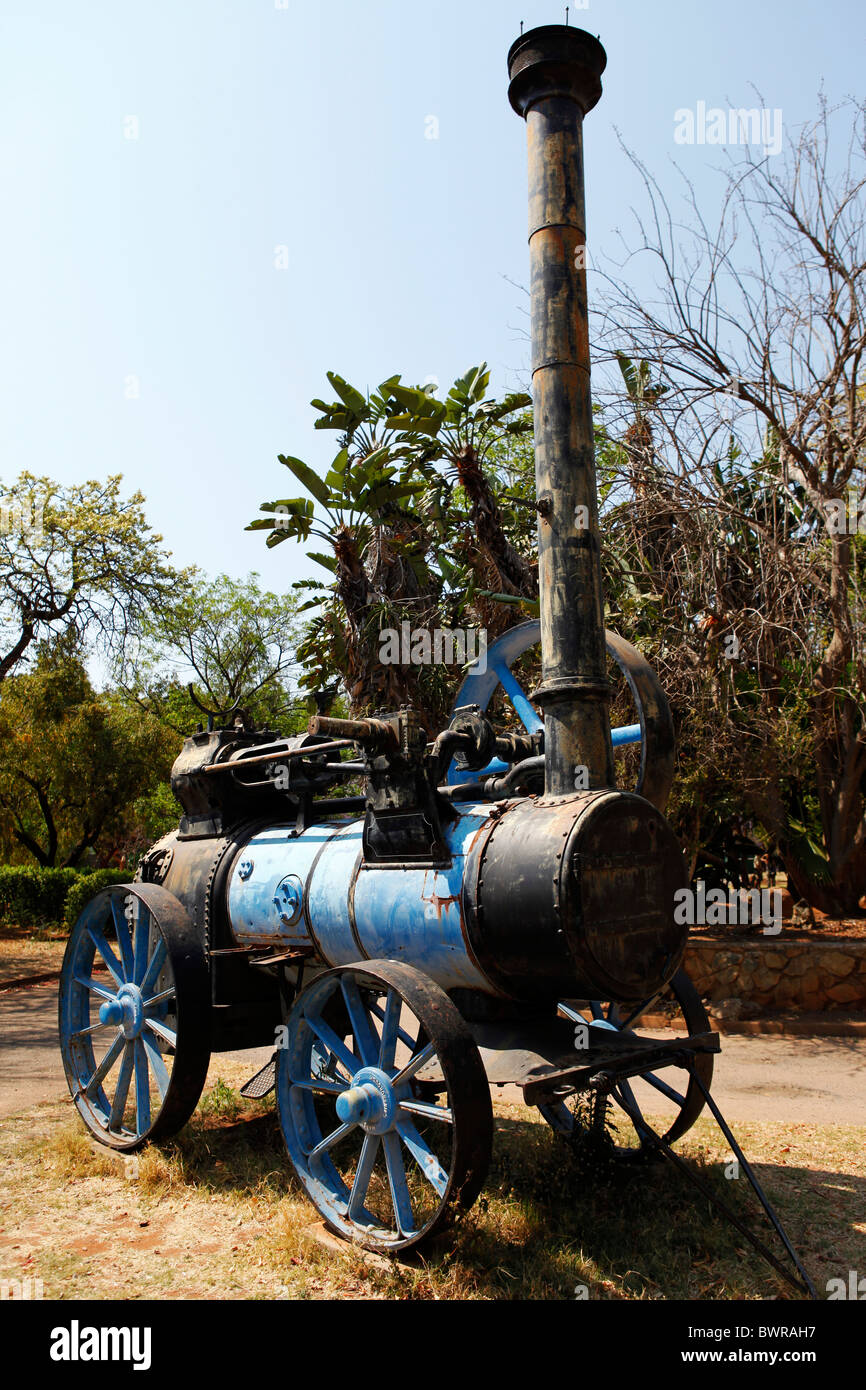 A Marshall Portable Steam Engine at the National Museum in Bulawayo ...