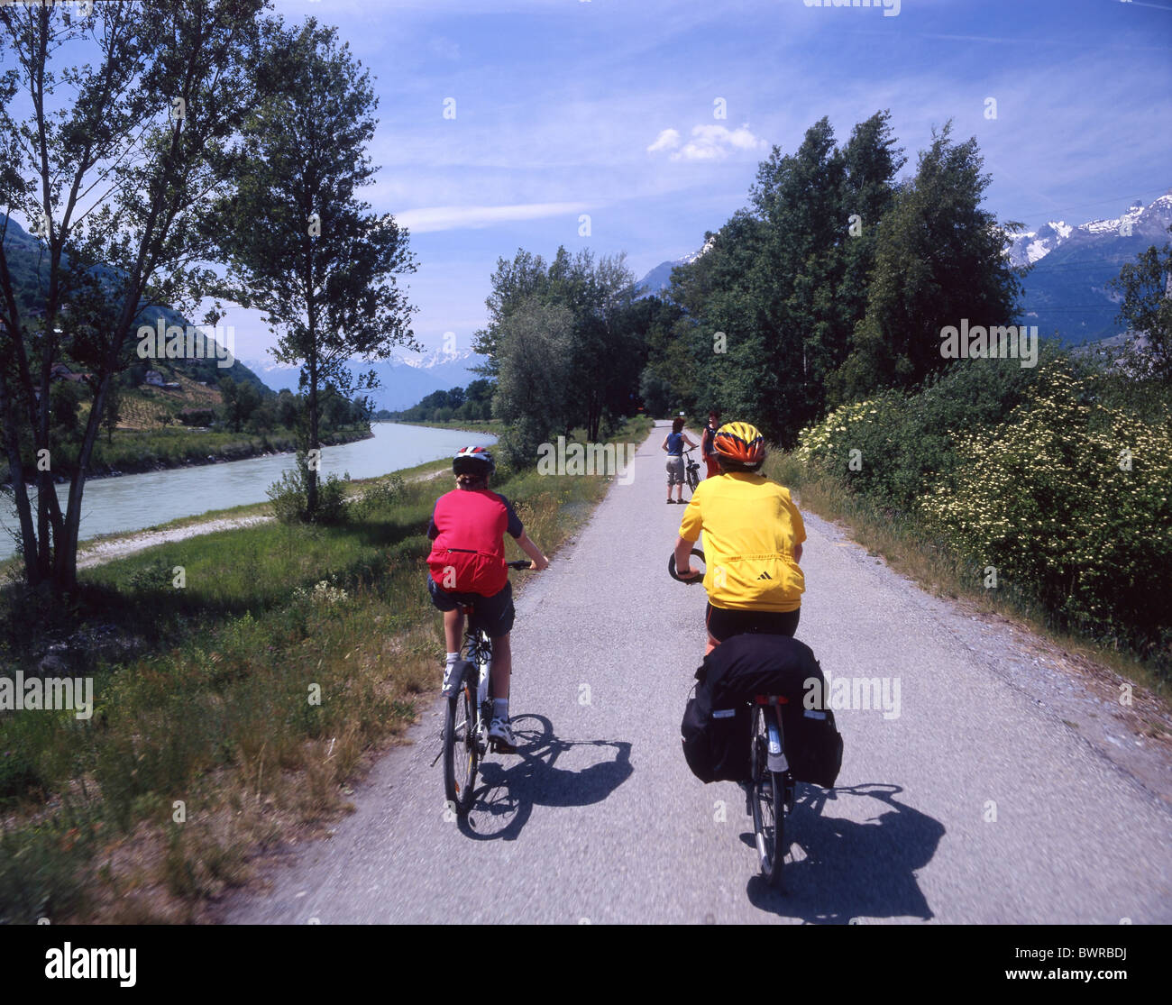 Rhone radweg hi-res stock photography and images - Alamy