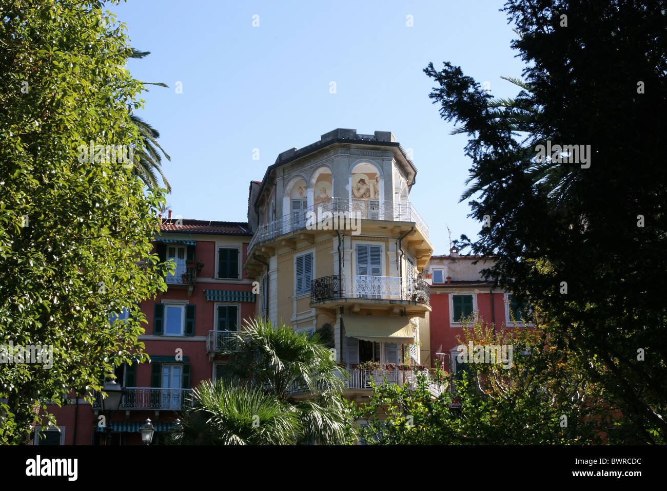 Mediterranean Lerici Ligury Italy Italian riviera town village ...