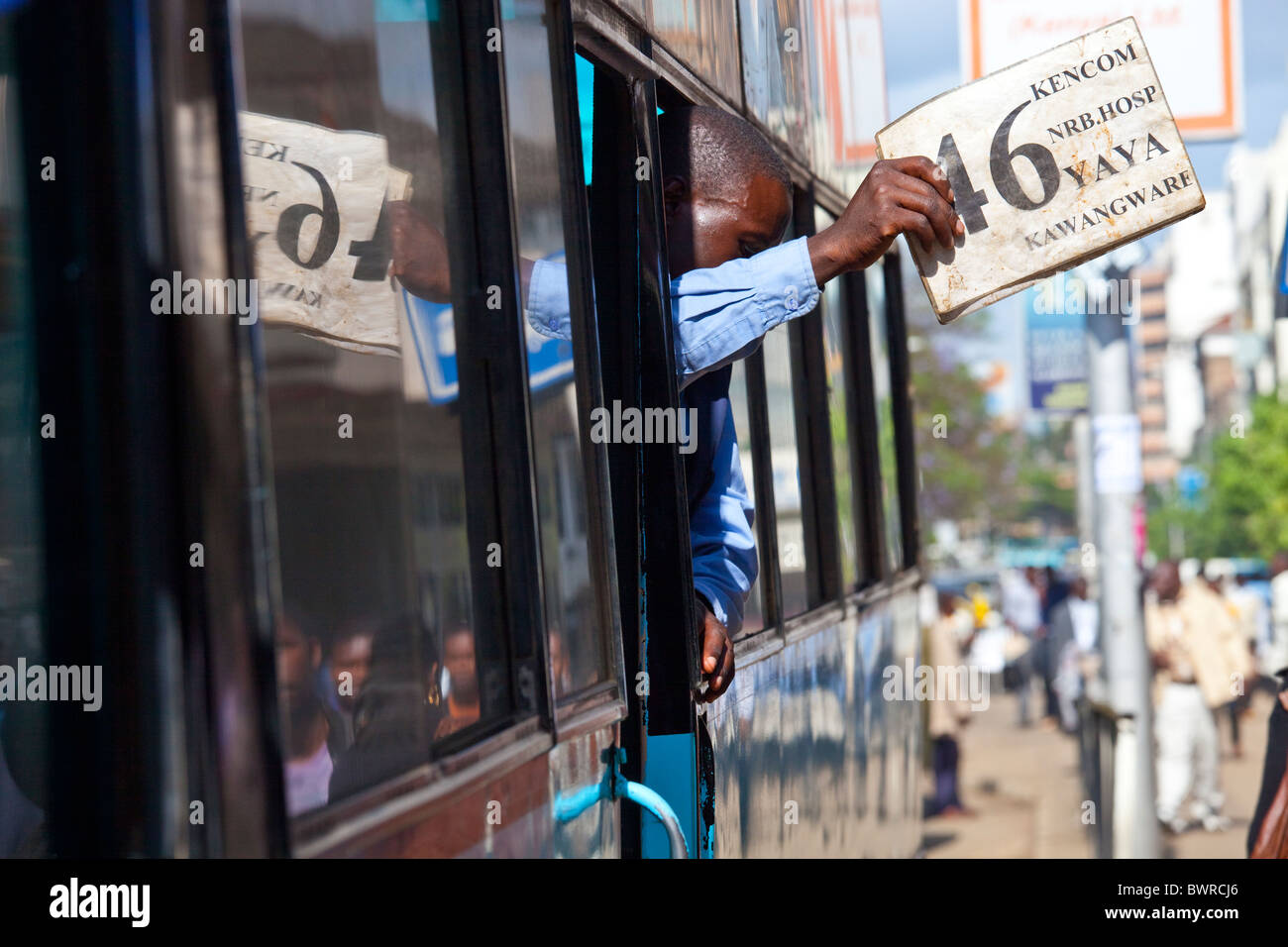 Public bus in Nairobi, Kenya Stock Photo - Alamy