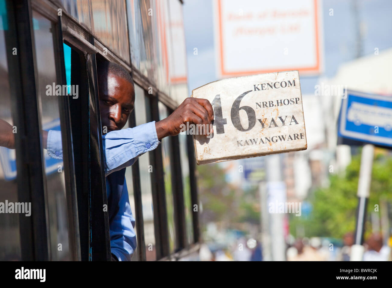 Public bus in Nairobi, Kenya Stock Photo - Alamy
