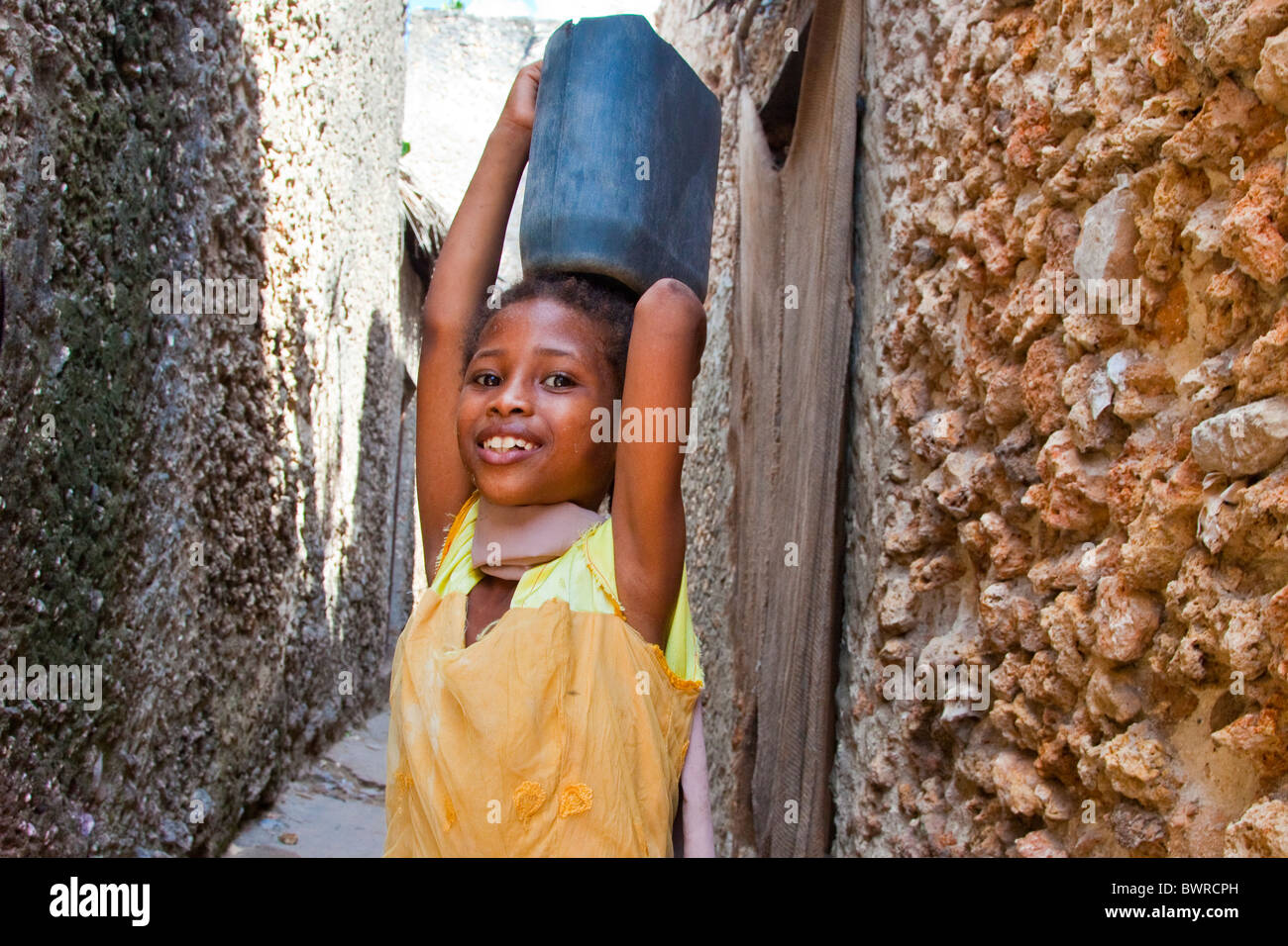 Young girl, Pate Town, Pate Island near Lamu Island, Kenya Stock Photo ...